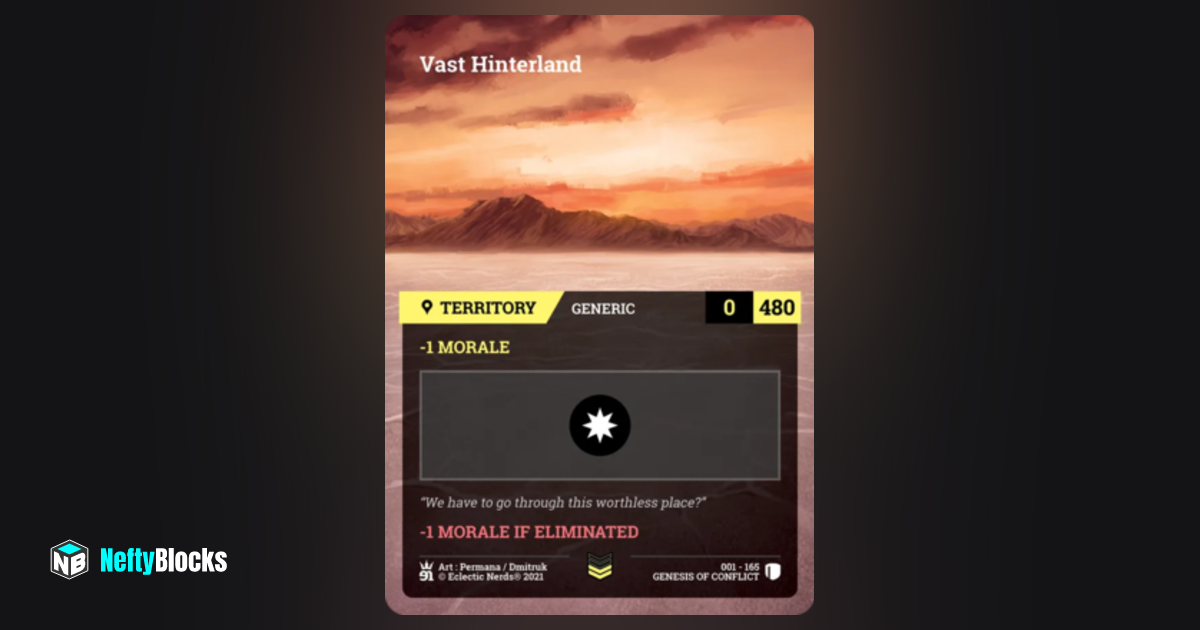 Vast Hinterland | NeftyBlocks | The #1 Trade to Earn NFT Marketplace on WAX