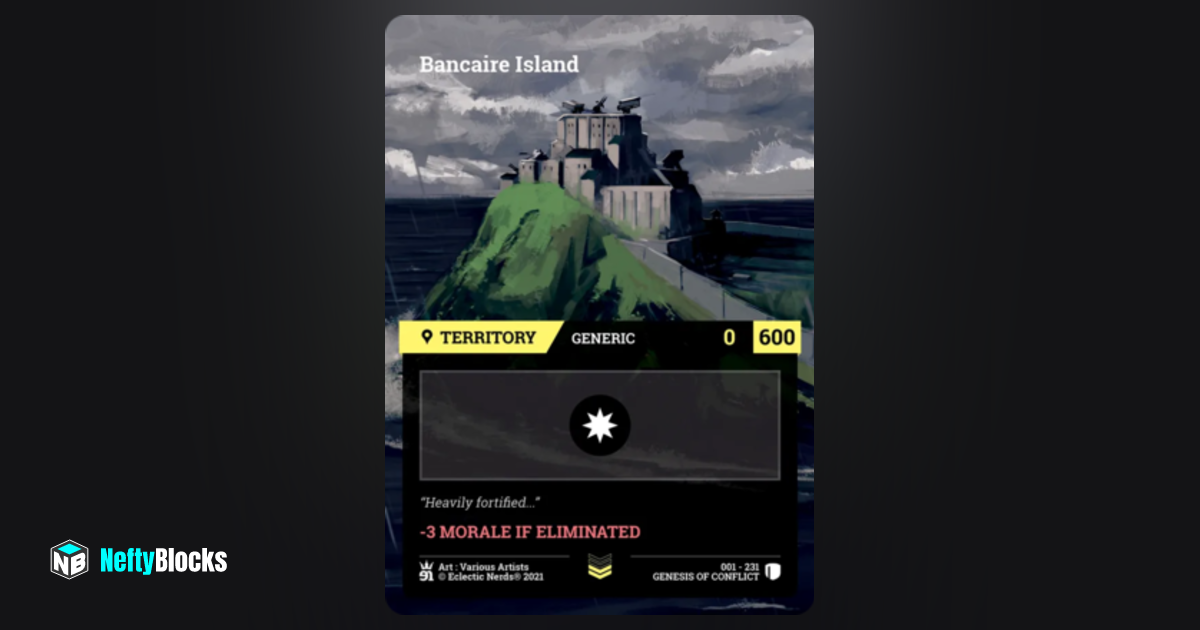 Bancaire Island | NeftyBlocks | The #1 Trade to Earn NFT Marketplace on WAX