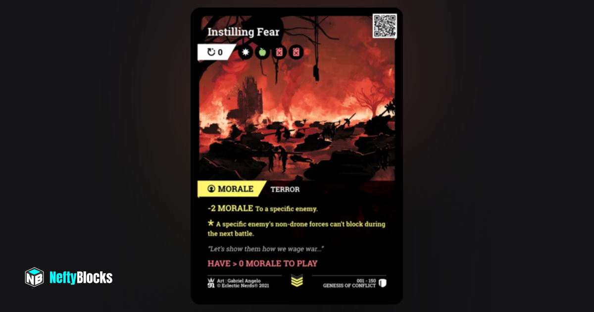 Instilling Fear #178 | NeftyBlocks | The #1 Trade to Earn NFT ...