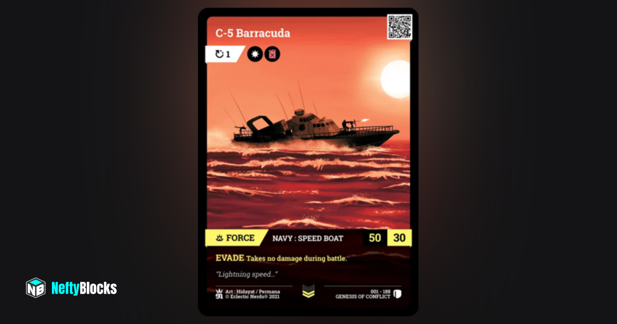 C-5 Barracuda #81 | NeftyBlocks | The #1 Trade to Earn NFT Marketplace ...