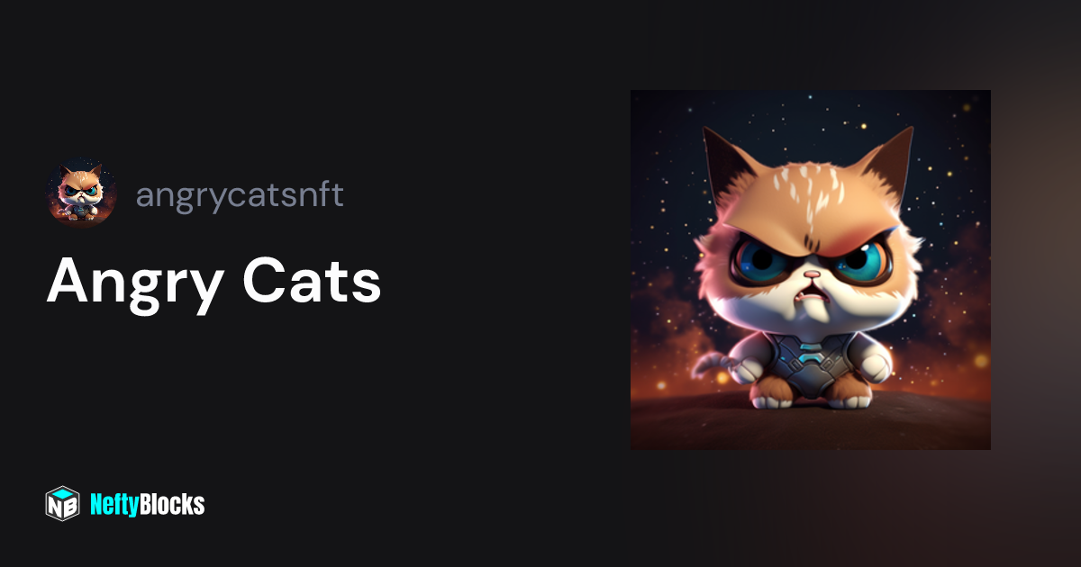 angrycatsnft on NeftyBlocks | The #1 Trade to Earn NFT Marketplace on WAX
