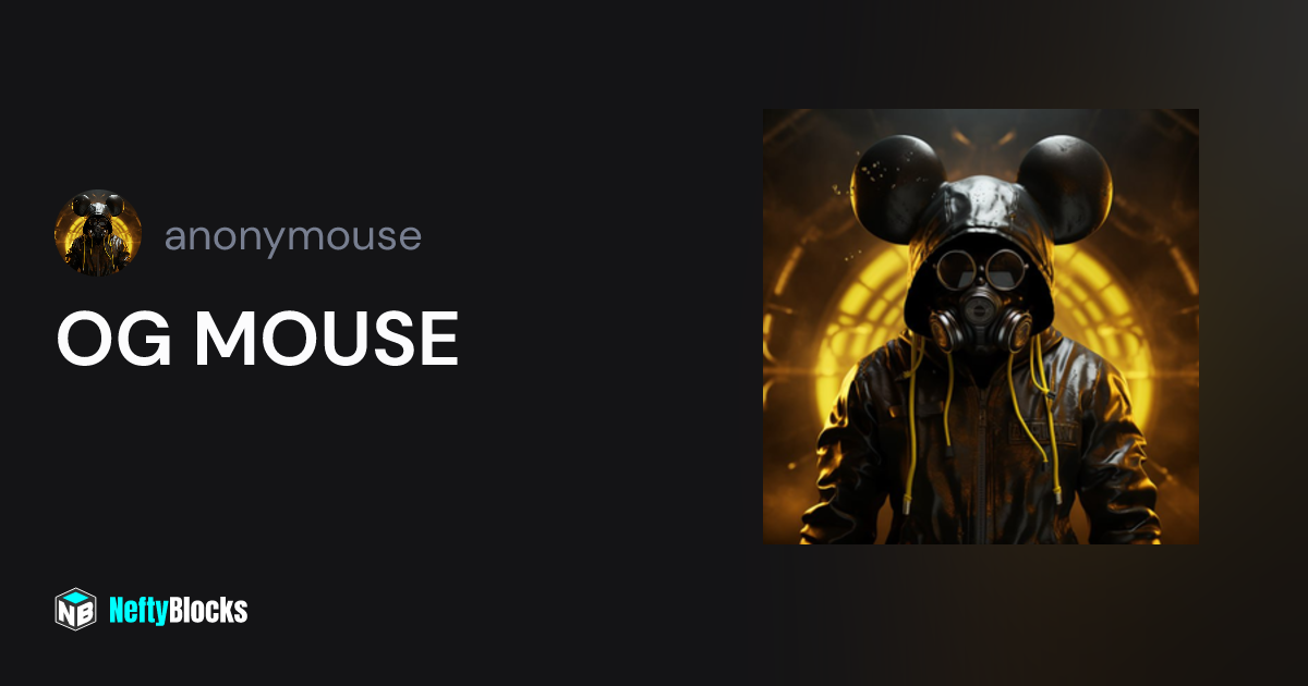 anonymouse on NeftyBlocks | The #1 Trade to Earn NFT Marketplace on WAX