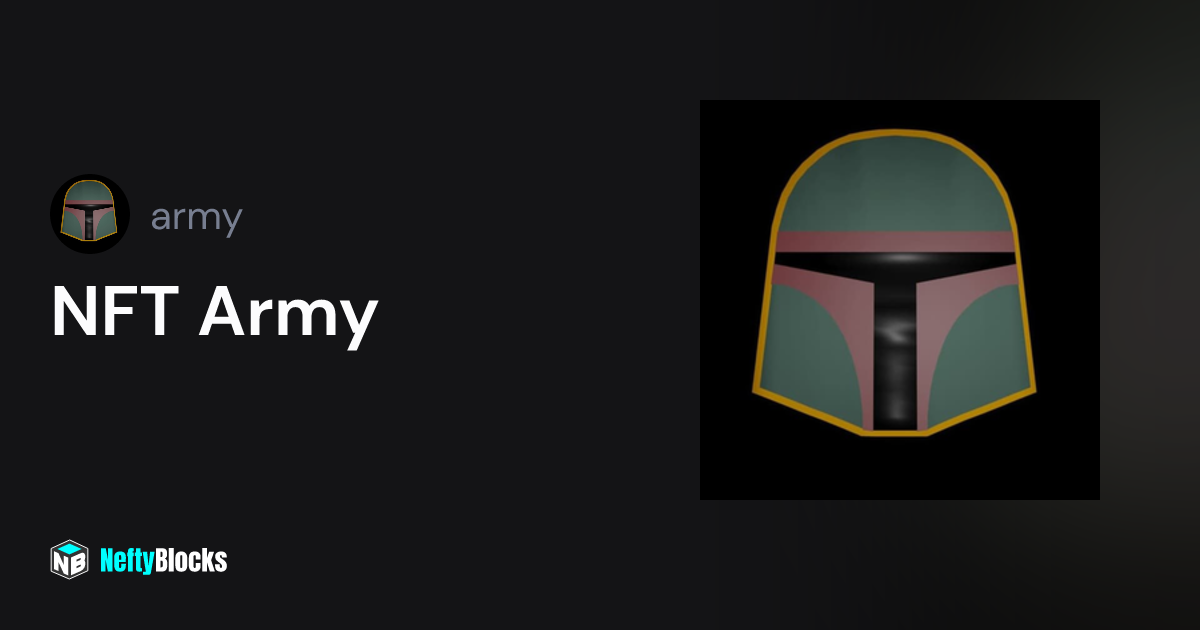 army on NeftyBlocks | The #1 Trade to Earn NFT Marketplace on WAX