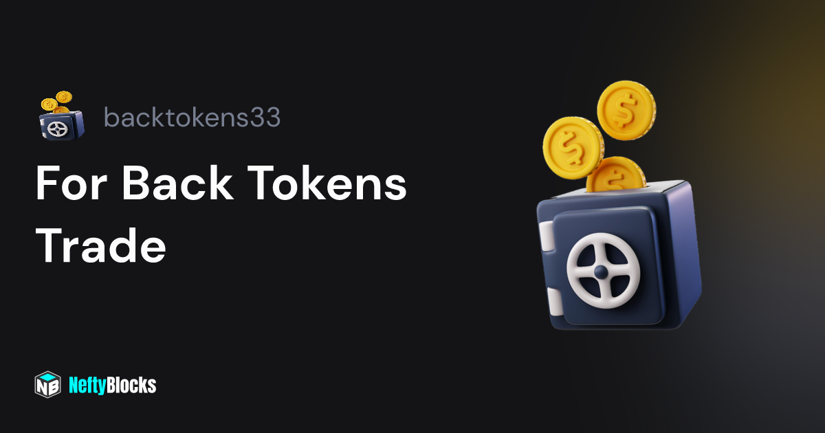 Drops - backtokens33 on NeftyBlocks | The #1 Trade to Earn NFT ...