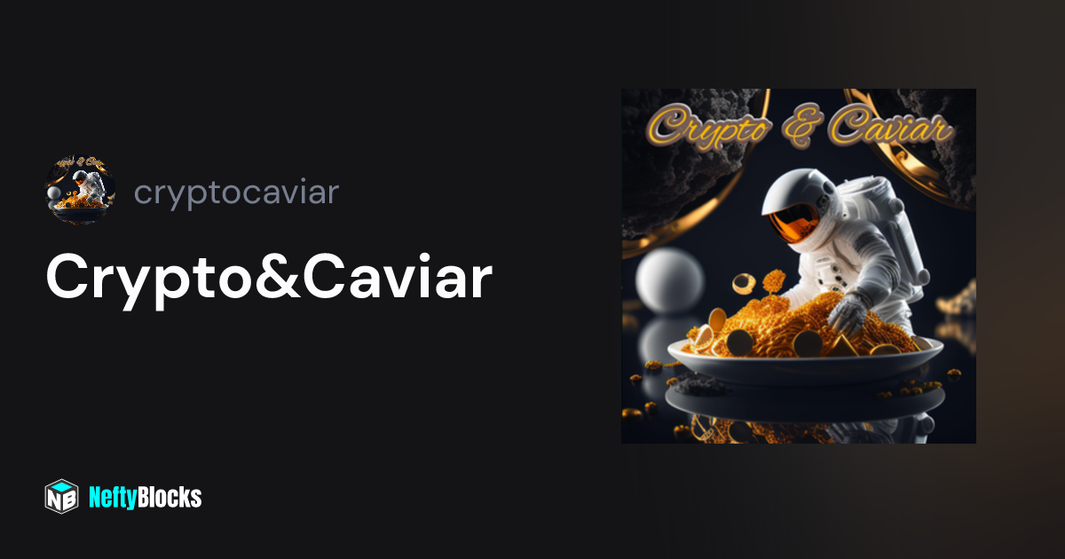 Drops - cryptocaviar on NeftyBlocks | The #1 Trade to Earn NFT Marketplace on WAX
