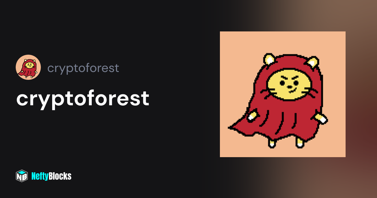 cryptoforest on NeftyBlocks | The #1 Trade to Earn NFT Marketplace on WAX