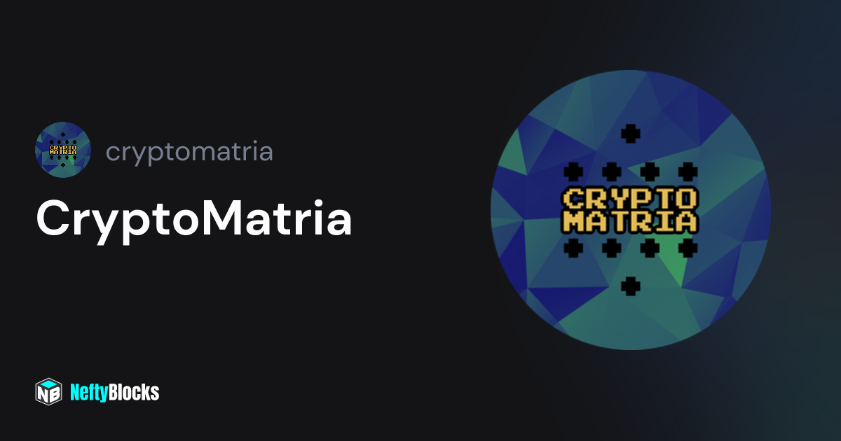 Packs - cryptomatria on NeftyBlocks | The #1 Trade to Earn NFT ...