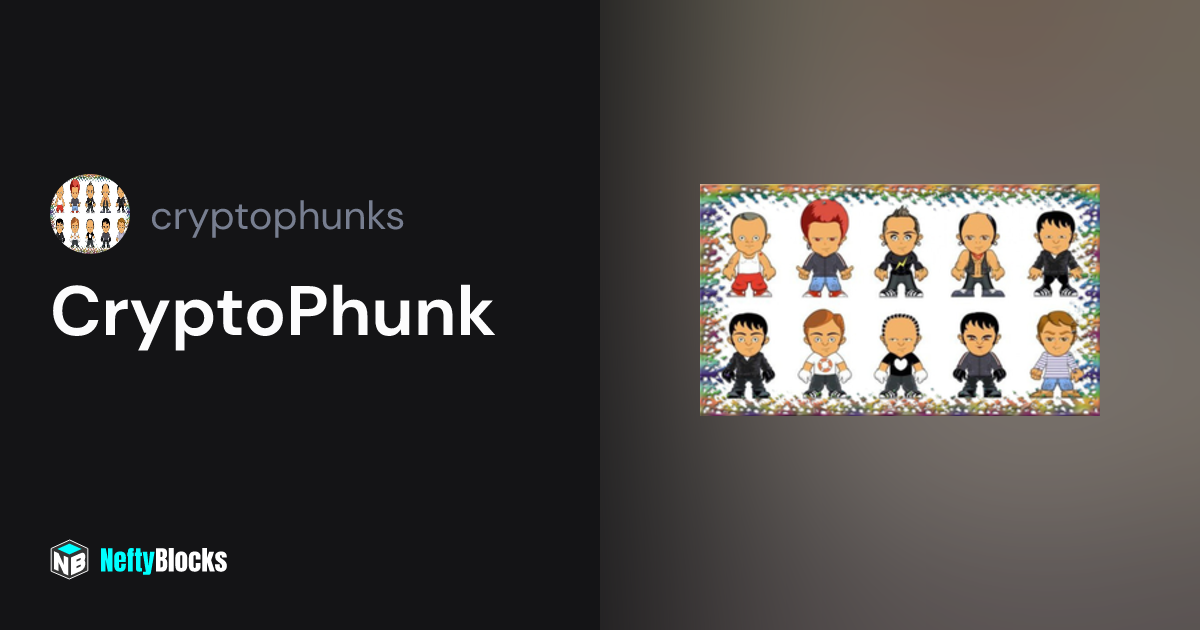 Upgrades - cryptophunks on NeftyBlocks | The #1 Trade to Earn NFT ...