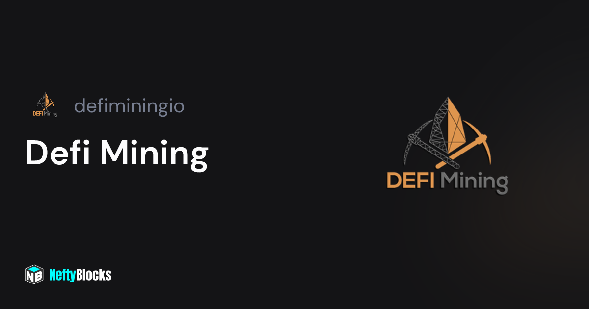 Blends - defiminingio on NeftyBlocks | The #1 Trade to Earn NFT ...