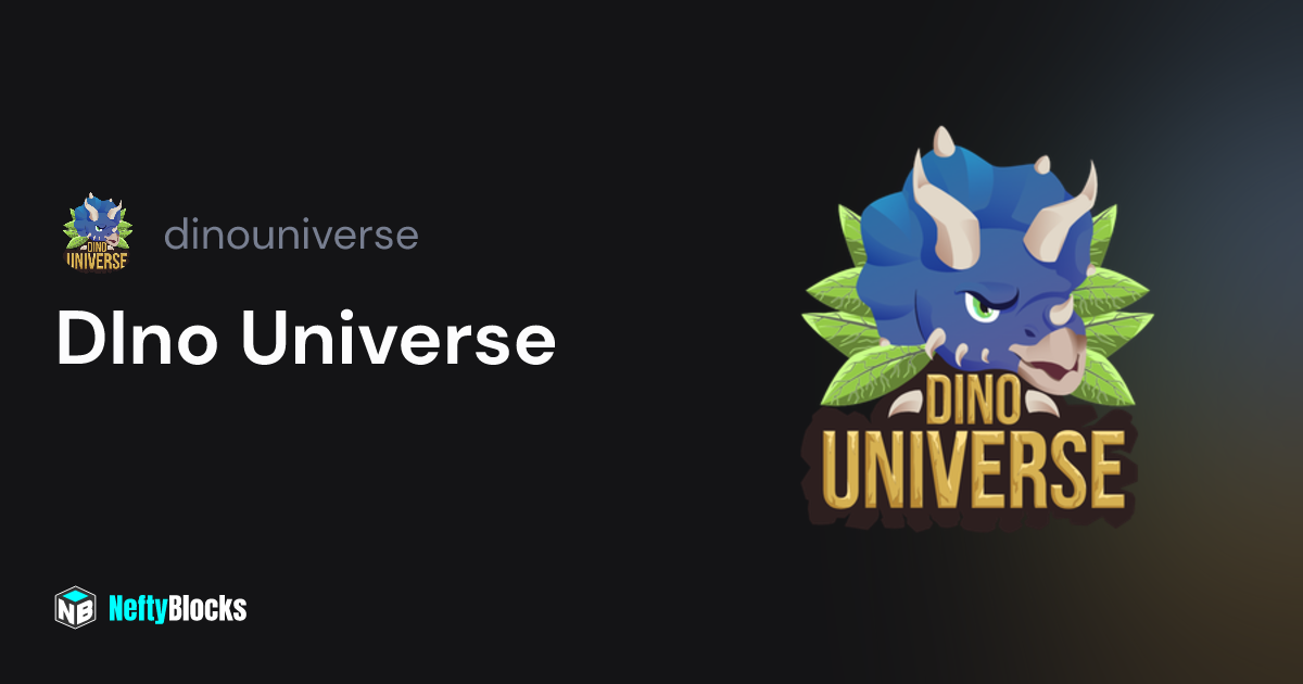 Drops - dinouniverse on NeftyBlocks | The #1 Trade to Earn NFT ...