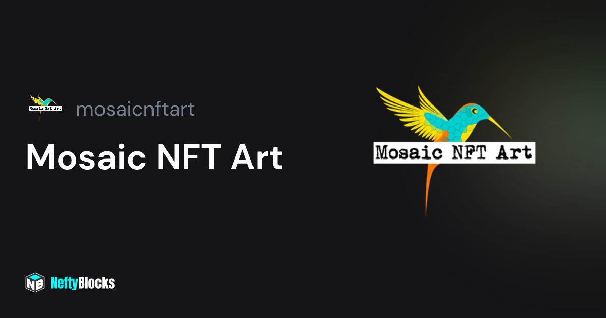 Packs - mosaicnftart on NeftyBlocks | The #1 Trade to Earn NFT Marketplace on WAX | NeftyBlocks ...