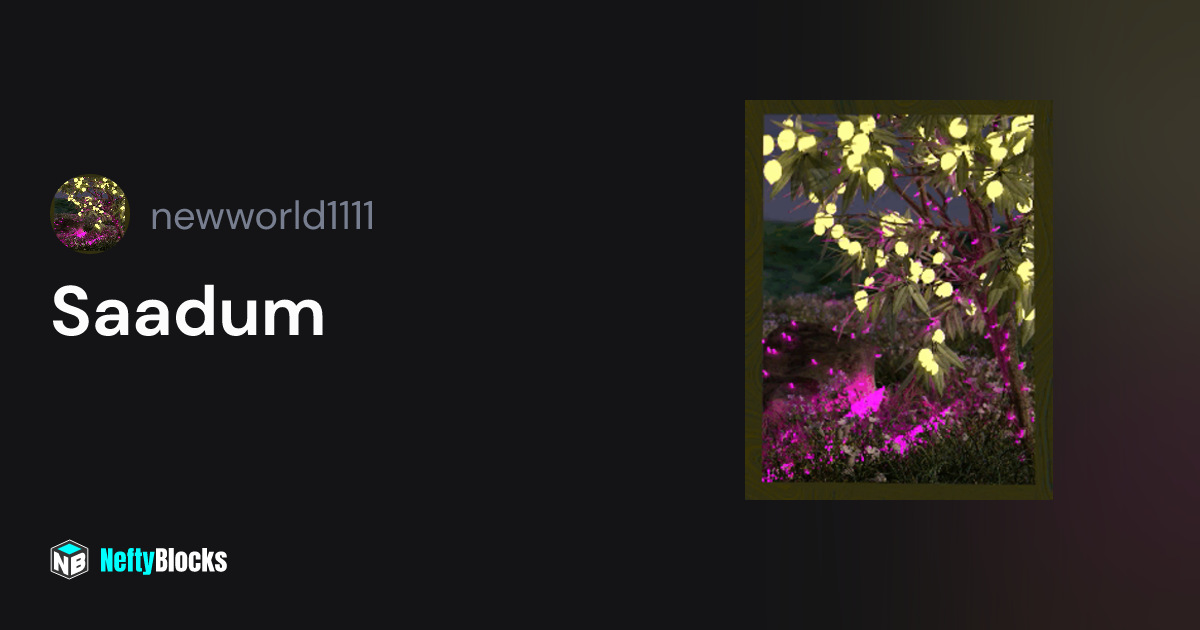 newworld1111 on NeftyBlocks | The #1 Trade to Earn NFT Marketplace on WAX