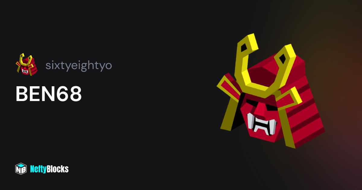 sixtyeightyo on NeftyBlocks | The #1 Trade to Earn NFT Marketplace on WAX