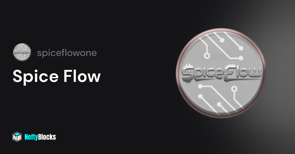 Drops - spiceflowone on NeftyBlocks | The #1 Trade to Earn NFT ...