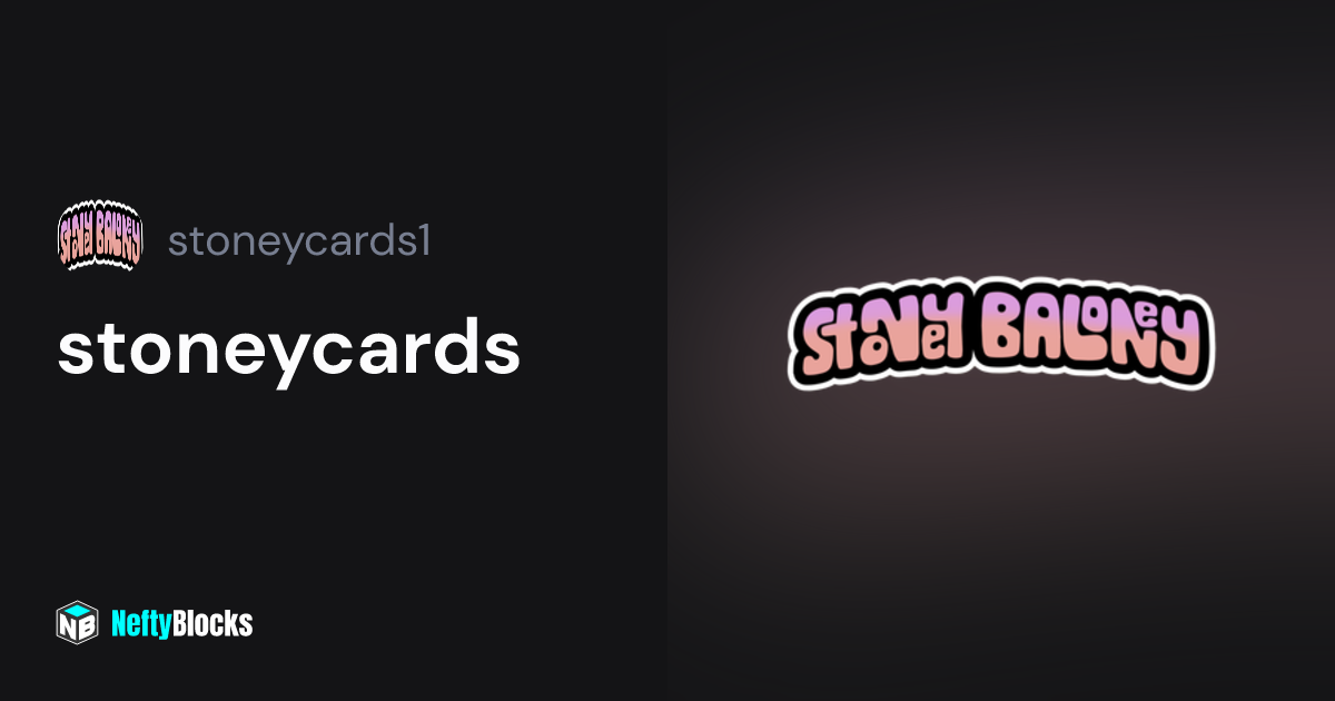 Packs - stoneycards1 on NeftyBlocks | The #1 Trade to Earn NFT ...