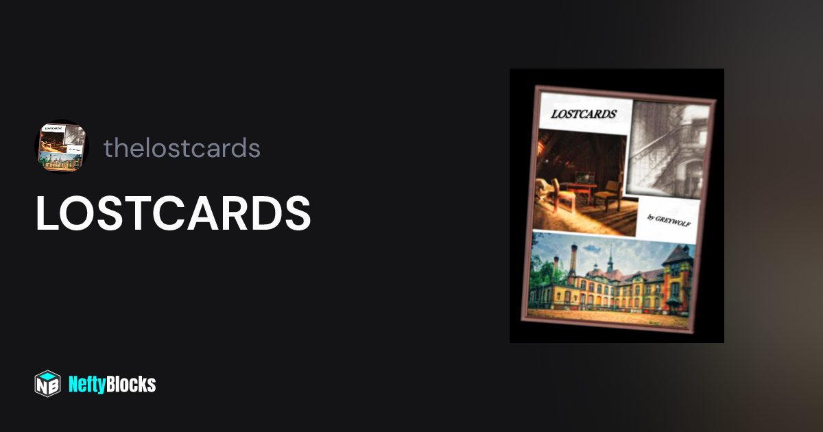 Packs - thelostcards on NeftyBlocks | The #1 Trade to Earn NFT ...