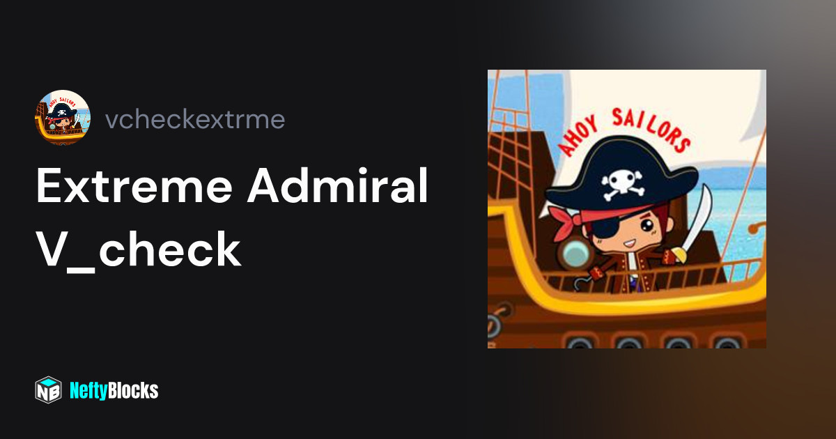 Packs - vcheckextrme on NeftyBlocks | The #1 Trade to Earn NFT ...