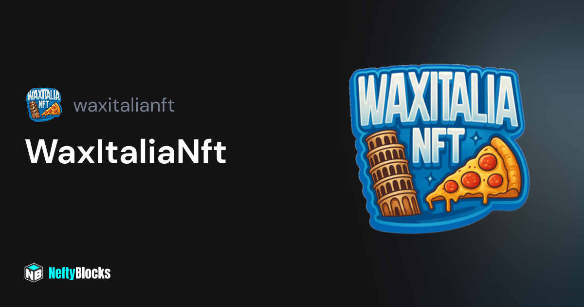 Packs - waxitalianft on NeftyBlocks | The #1 Trade to Earn NFT Marketplace on WAX | NeftyBlocks ...