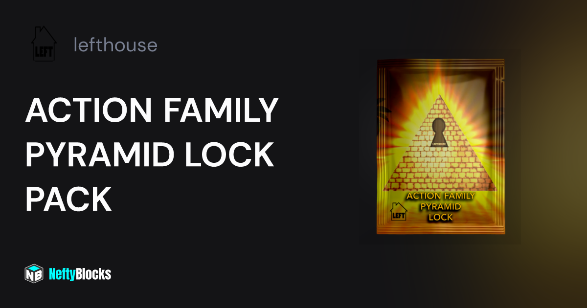 ACTION FAMILY PYRAMID LOCK PACK - lefthouse on NeftyBlocks | The #1 ...