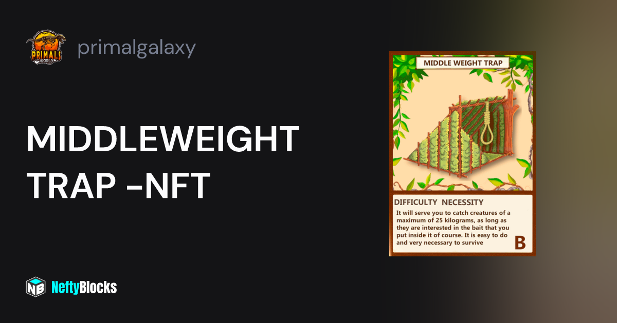 MIDDLEWEIGHT TRAP -NFT - pixeledfaces on NeftyBlocks | The #1 Trade to ...