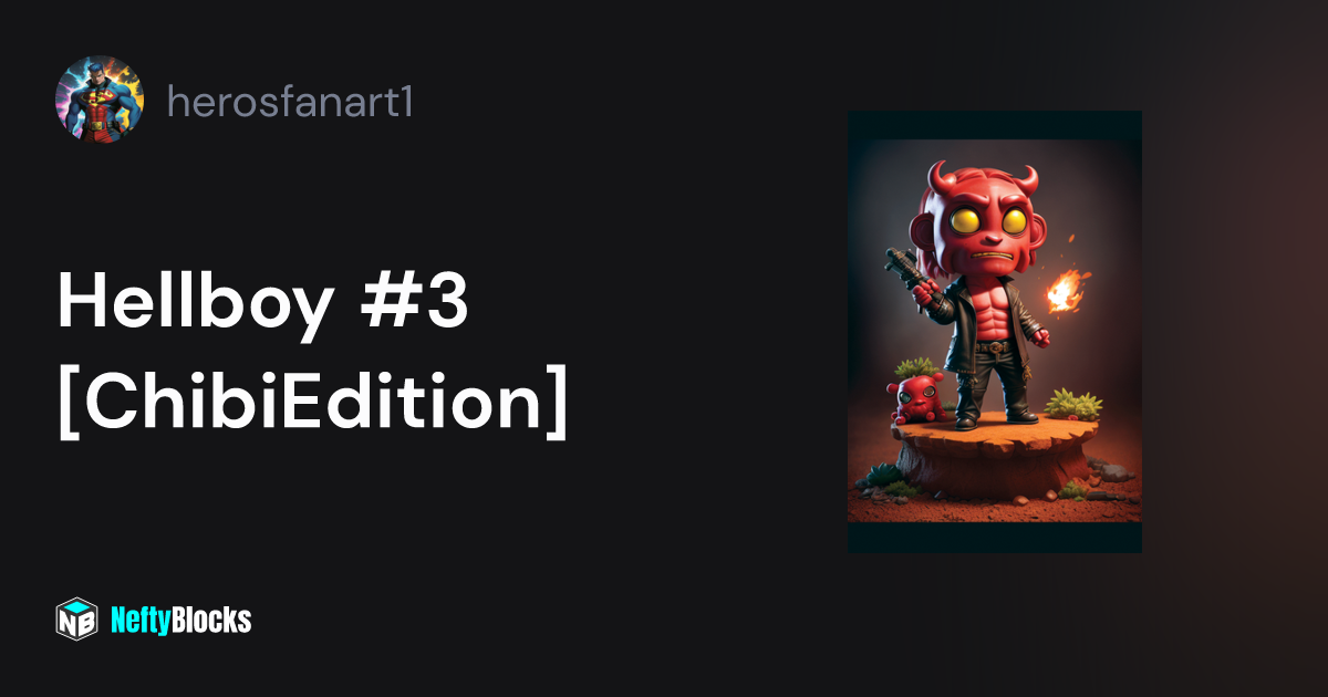 Hellboy #3 [ChibiEdition] - herosfanart1 on NeftyBlocks | The #1 Trade ...