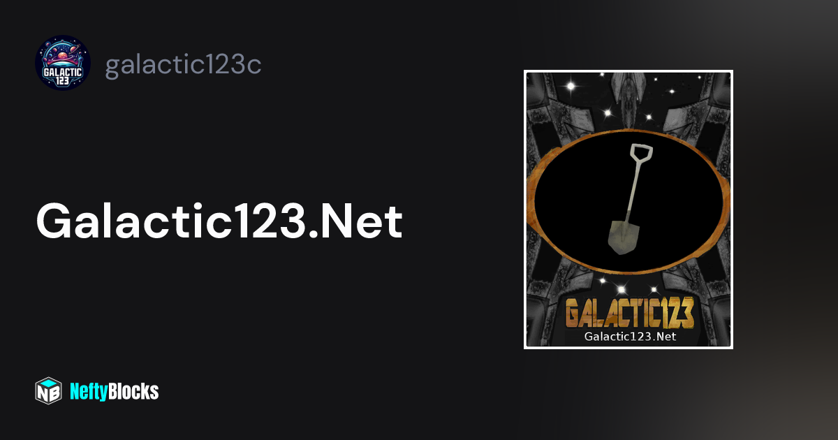 Galactic123.Net - galactic123c on NeftyBlocks | The #1 Trade to Earn NFT Marketplace on WAX