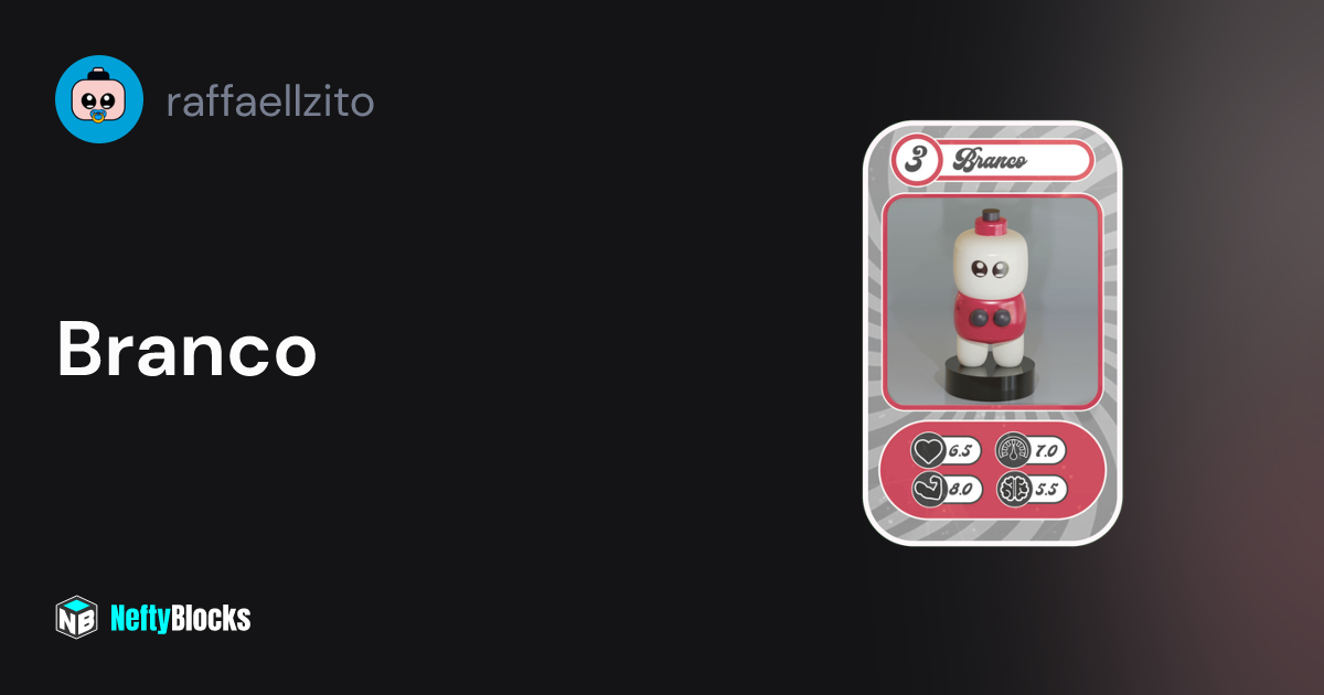 Branco - raffaellzito on NeftyBlocks | The #1 Trade to Earn NFT ...