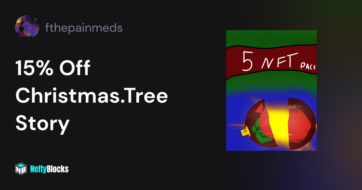 15% Off Christmas.Tree Story - fthepainmeds on NeftyBlocks | The #1 ...