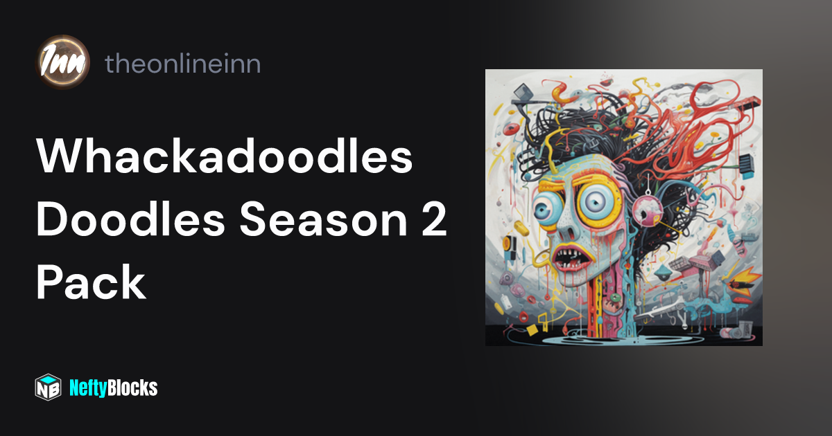 Whackadoodles Doodles Season 2 Pack - theonlineinn on NeftyBlocks | The ...