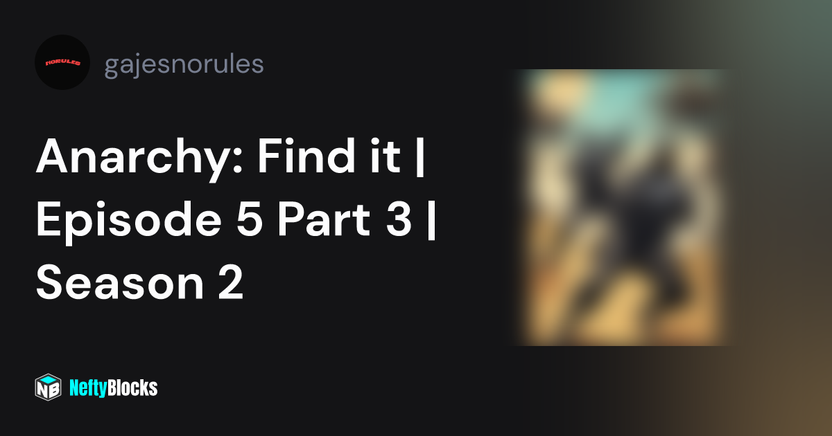 Anarchy: Find it | Episode 5 Part 3 | Season 2 - gajesnorules on ...