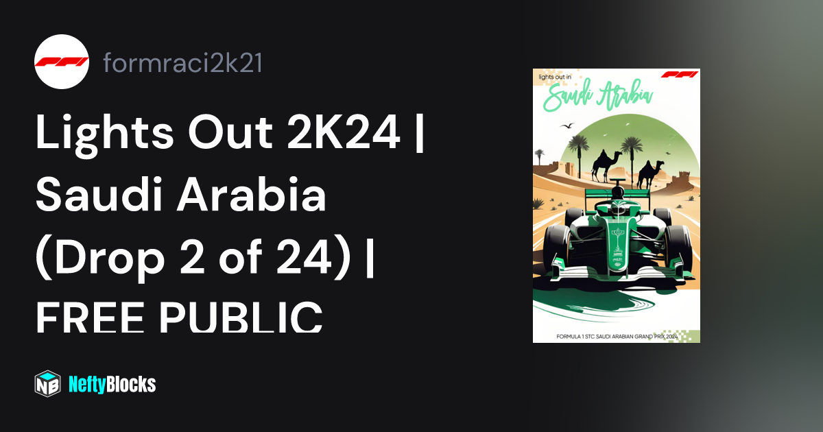 Lights Out 2K24 | Saudi Arabia (Drop 2 of 24) | FREE PUBLIC DROP ...