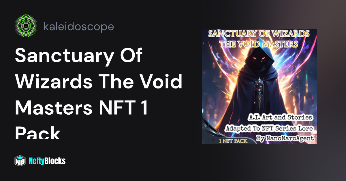 Sanctuary Of Wizards The Void Masters NFT 1 Pack - kaleidoscope on ...