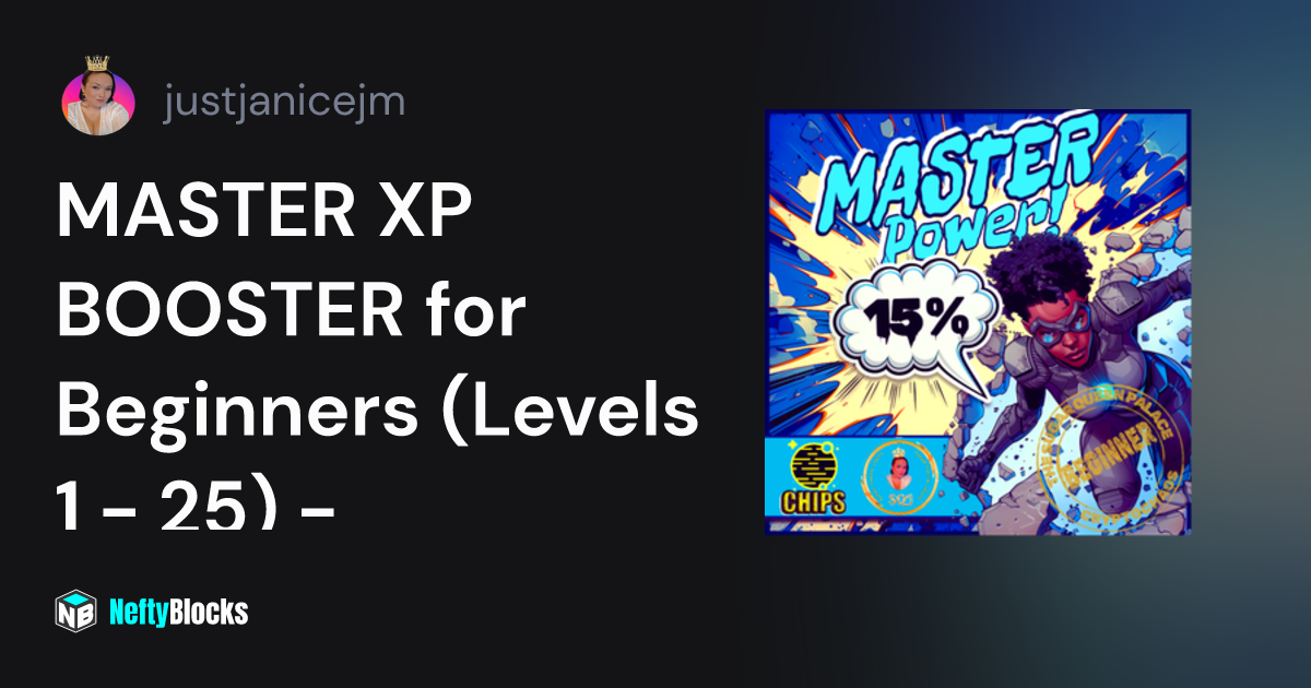 MASTER XP BOOSTER for Beginners (Levels 1 - 25) - CRYSTOCHAOS & SQJ ...