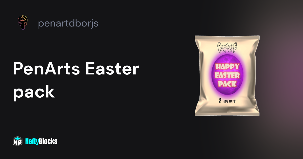 PenArts Easter pack - penartdborjs on NeftyBlocks | The #1 Trade to Earn NFT Marketplace on WAX