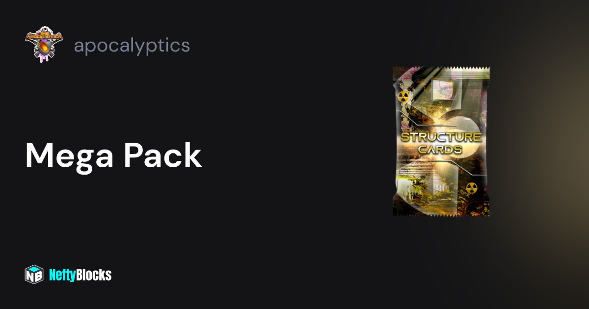 Mega Pack - apocalyptics on NeftyBlocks | The #1 Trade to Earn NFT ...