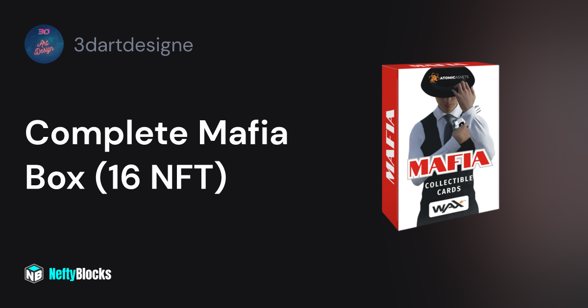 Complete Mafia Box (16 NFT) - chesspuzzles on NeftyBlocks | The #1 ...